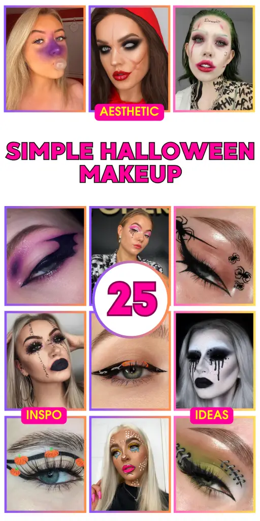 Simple Halloween Makeup: 25 Ideas for Effortless Spooky Looks - owixiwo.com