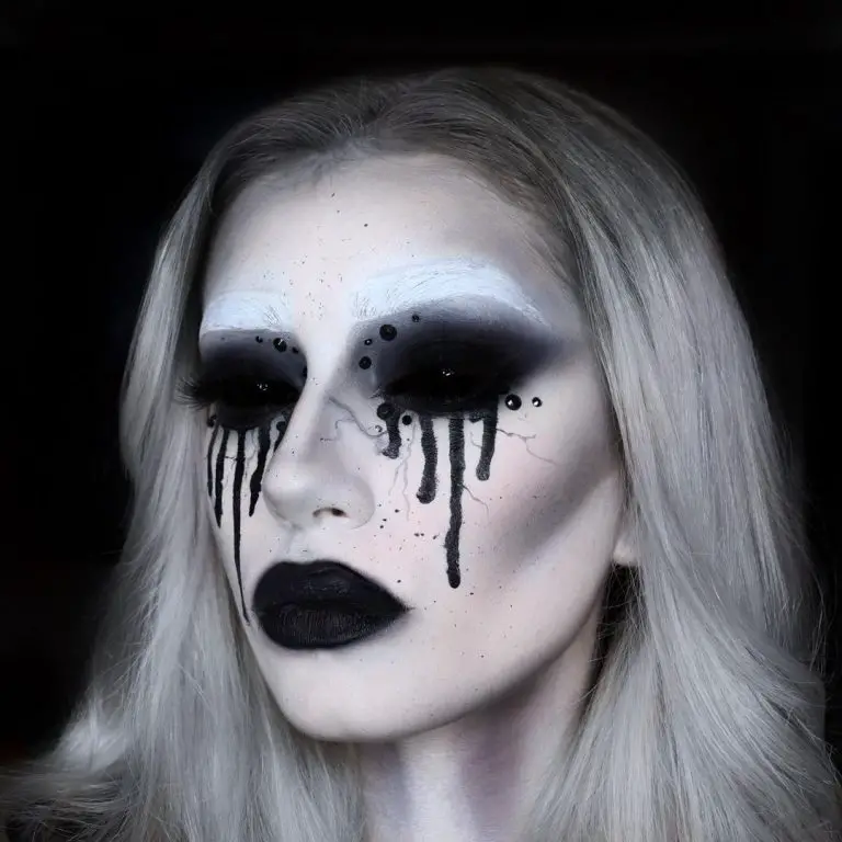 27 Death Makeup Ideas: Trendy, Easy Halloween Looks for Women and More
