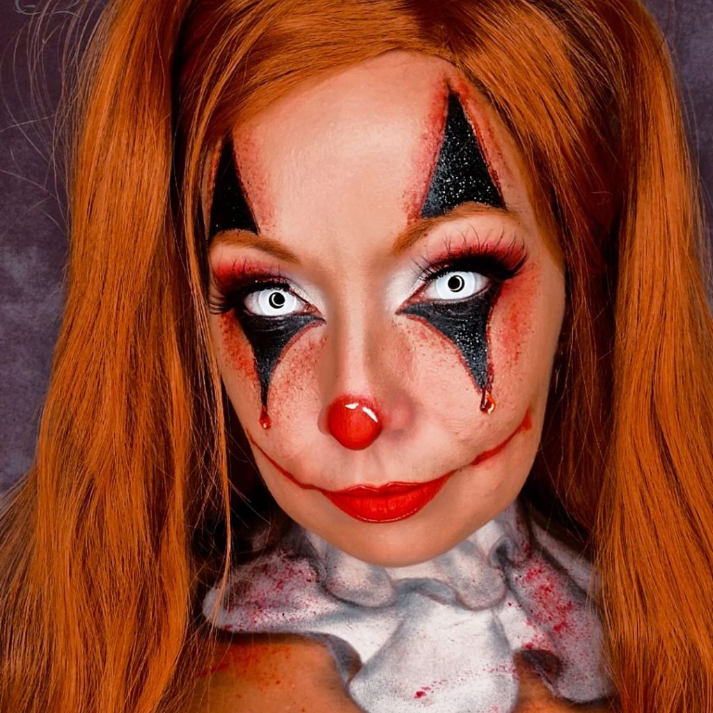 29 Scary Clown Makeup Ideas: Easy and Creative Halloween Tutorials for ...