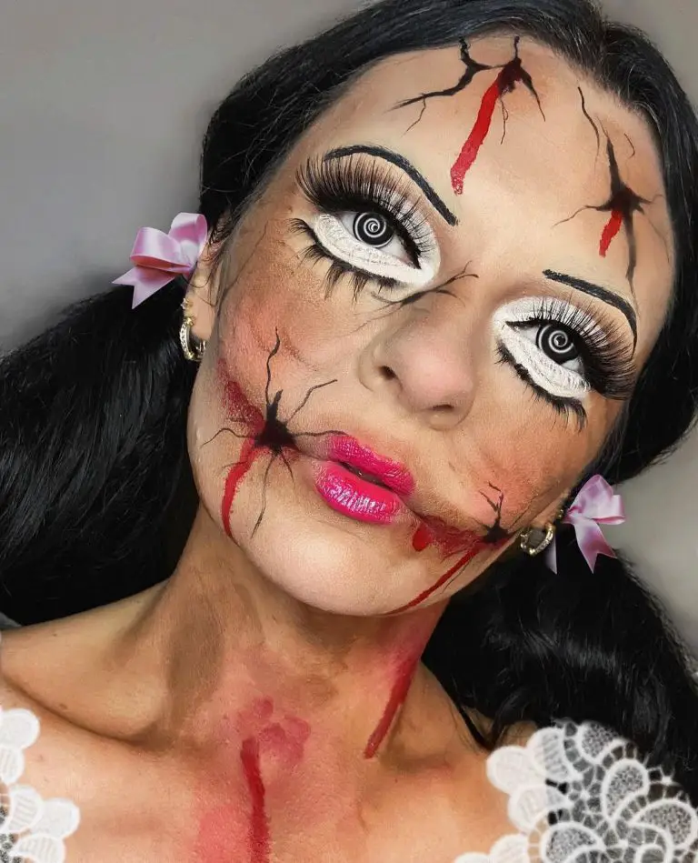 Porcelain Doll Makeup: 25 Spooky and Pretty Ideas for Halloween and Beyond