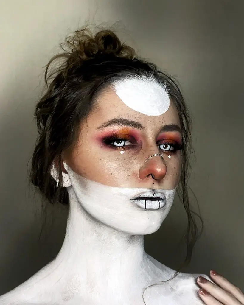 White Halloween Makeup: 27 Creative and Easy Ideas for Men, Women, and ...