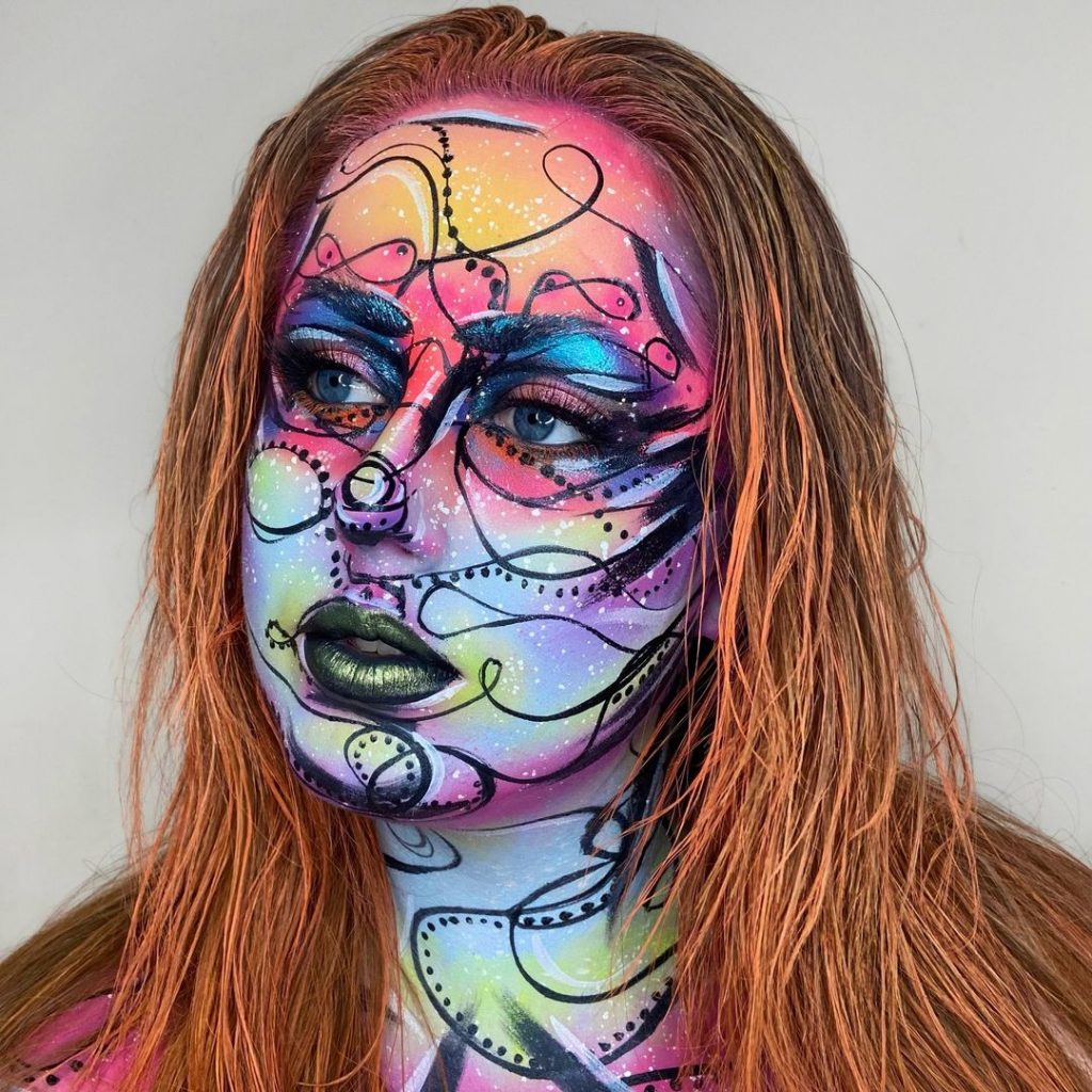 Fun Halloween Makeup: 27 Easy and Colorful Ideas for Women, Men, and Kids