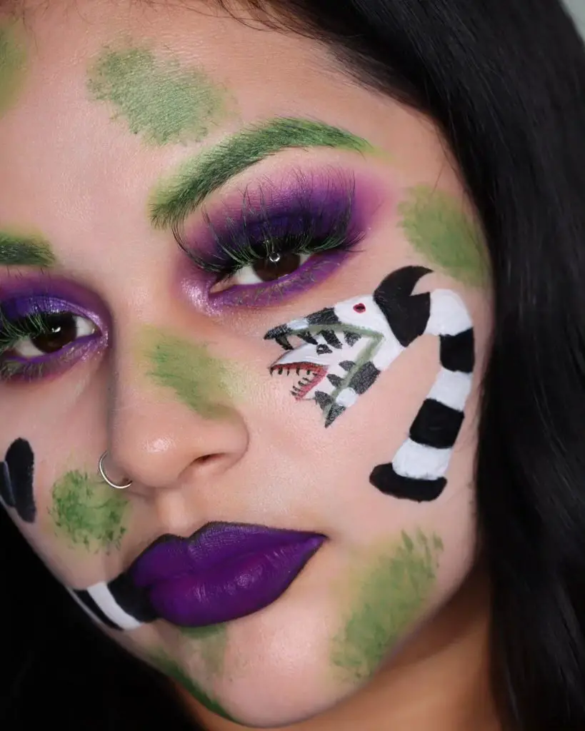Beetlejuice Makeup: 25 Glam and Spooky Ideas for an Unforgettable ...
