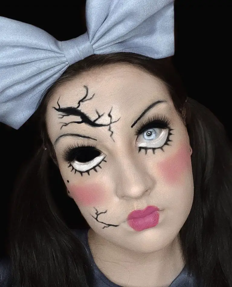 Porcelain Doll Makeup: 25 Spooky and Pretty Ideas for Halloween and Beyond