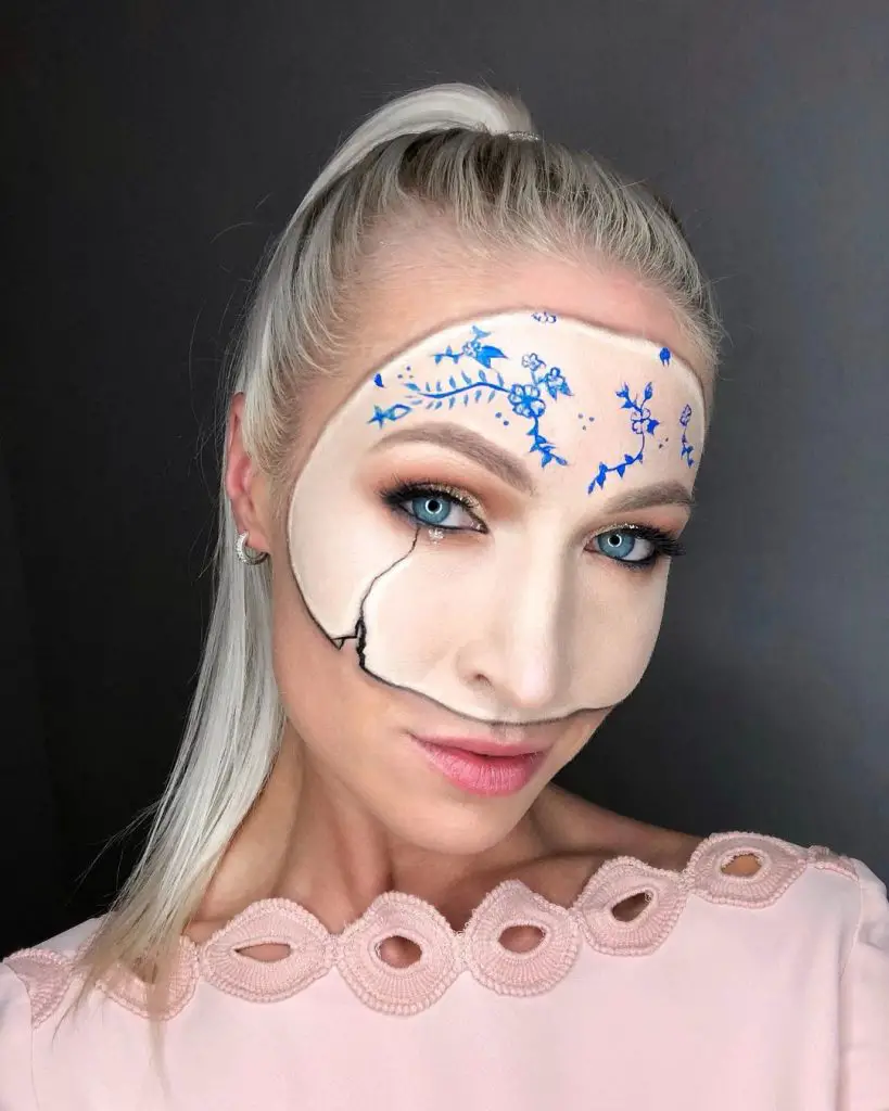 Porcelain Doll Makeup: 25 Spooky and Pretty Ideas for Halloween and Beyond