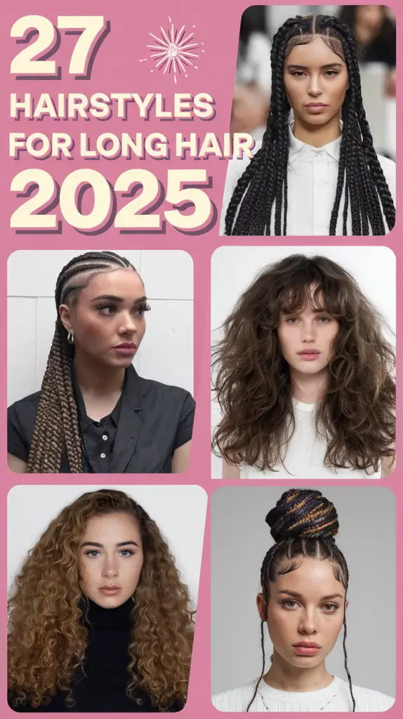 Top 27 Long Hairstyles for Women in 2025: Elegant, Casual, and Trendy ...