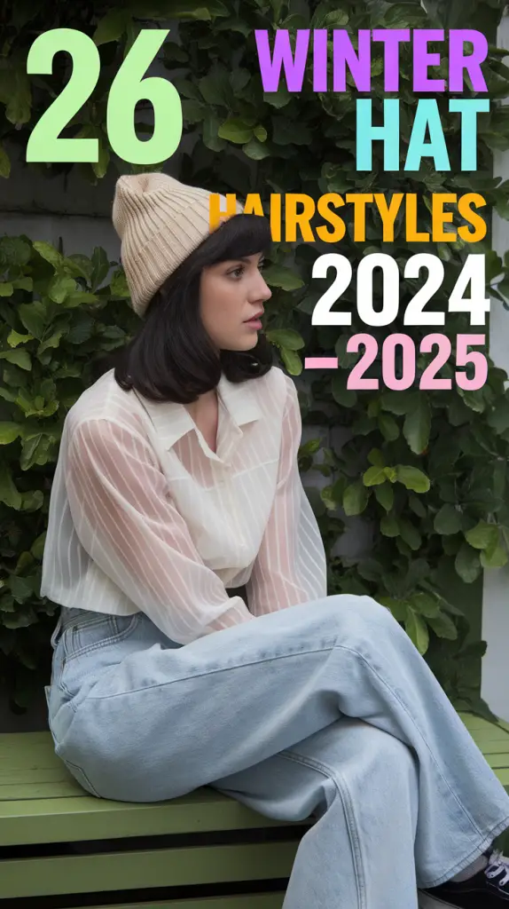 Top Winter Hat Hairstyles for 2024-2025: Styles for Short, Medium, and ...
