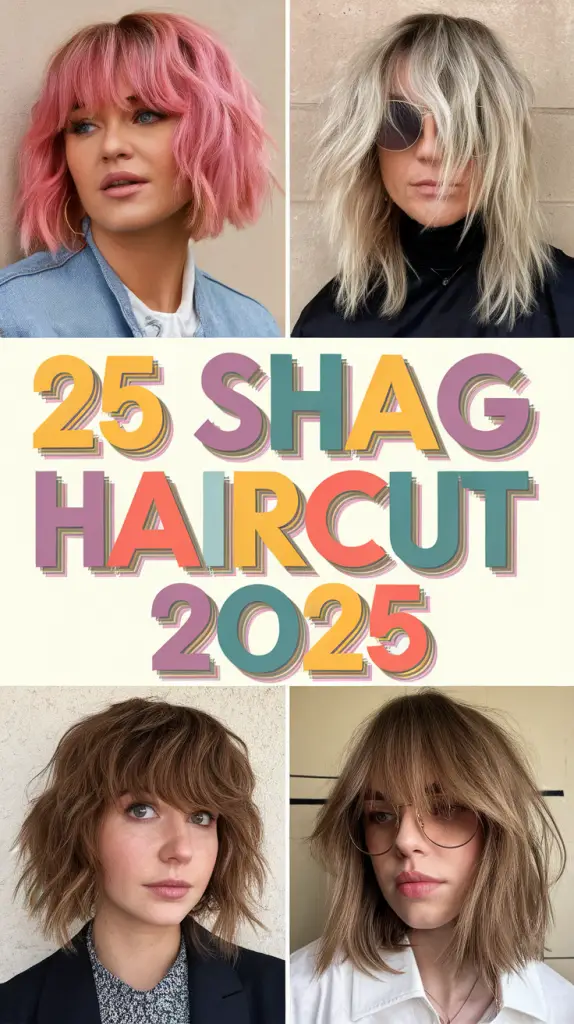 Top Shag Haircut Trends 2025: Long, Short, and Medium Styles for Women ...