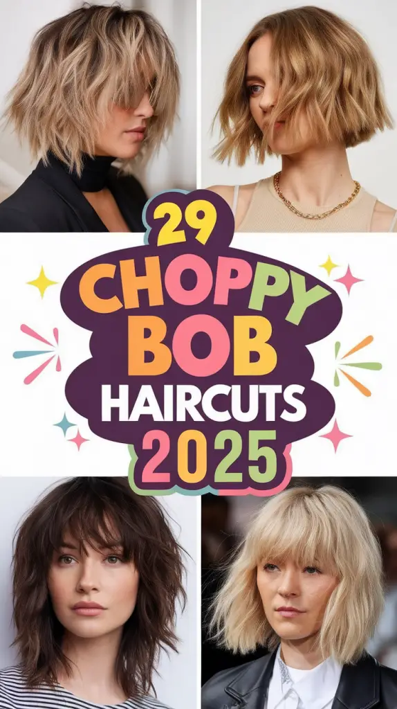 Top Choppy Bob Haircuts 2025 for Women: Styles for Fine, Thick ...