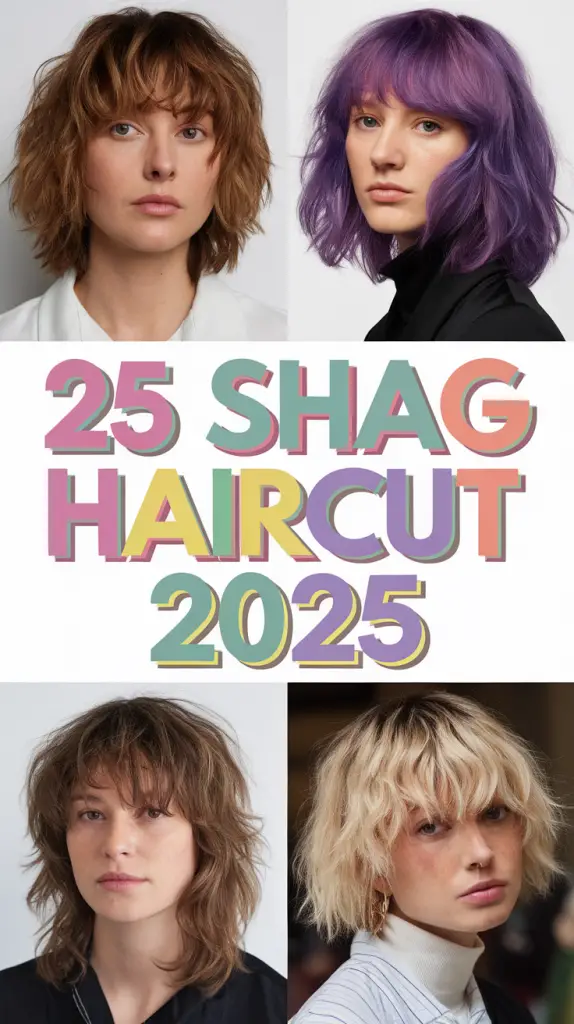 Top Shag Haircut Trends 2025: Long, Short, and Medium Styles for Women ...