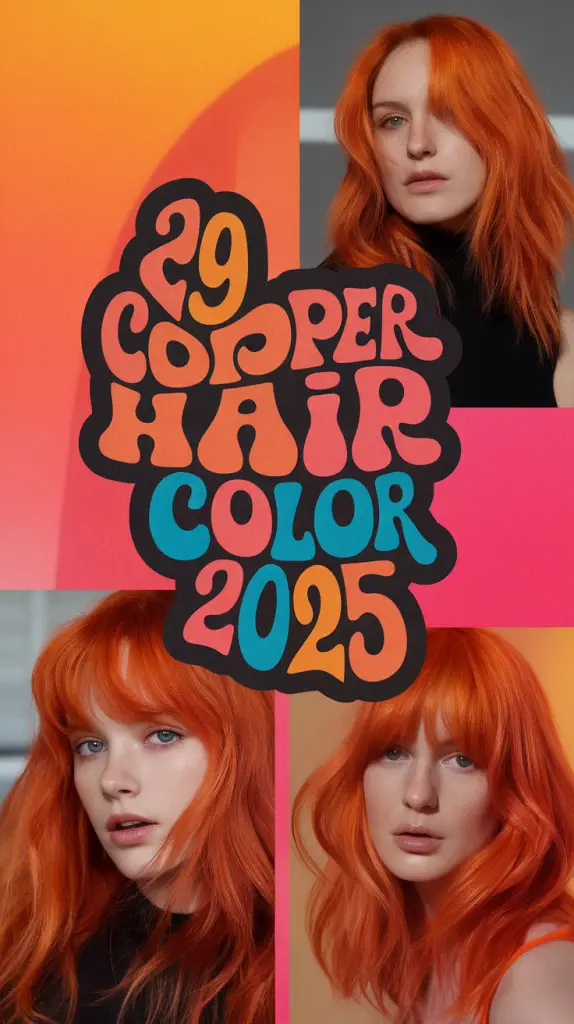 Copper Hair Color Trends 2025: Rich Red, Golden Highlights, and Natural ...
