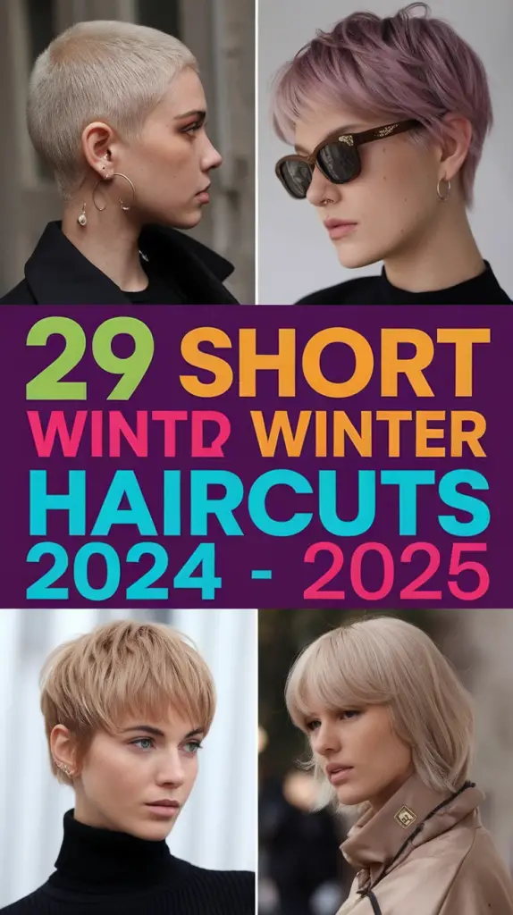 Short Winter Haircuts 2024-2025 for Women: Ideas for Round Faces, Thick ...