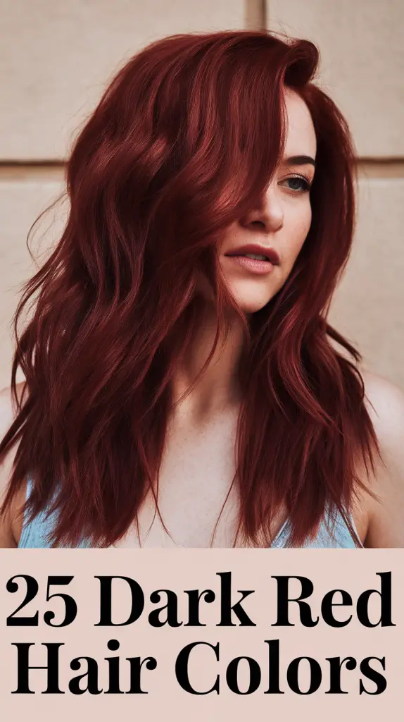 25 Stunning Dark Red Hair Color Ideas for Every Hair Pattern and Length ...