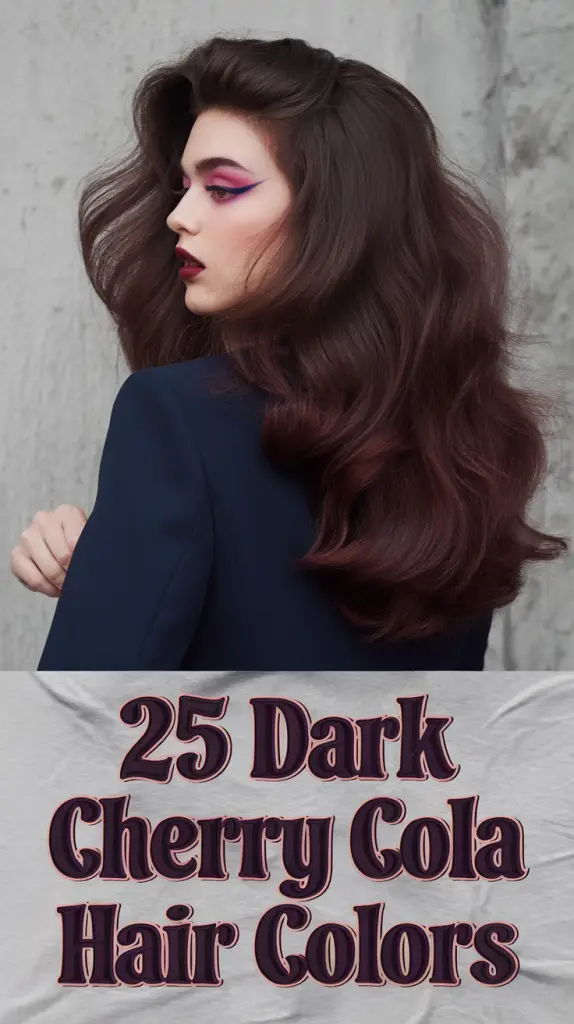 Dark Cherry Cola Hair Colors: Balayage, Highlights, Money Pieces, and ...