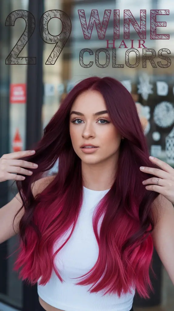Discover the Best Wine Hair Colors: Cherry Red, Burgundy Highlights ...