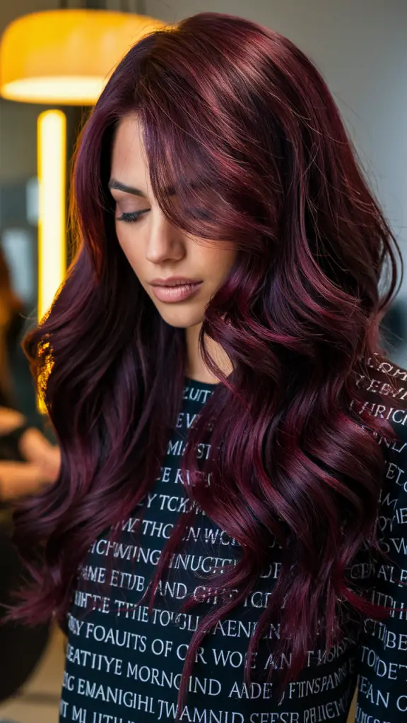 Discover the Best Wine Hair Colors: Cherry Red, Burgundy Highlights ...