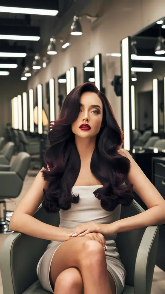 Dark Cherry Cola Hair Colors: Balayage, Highlights, Money Pieces, and ...
