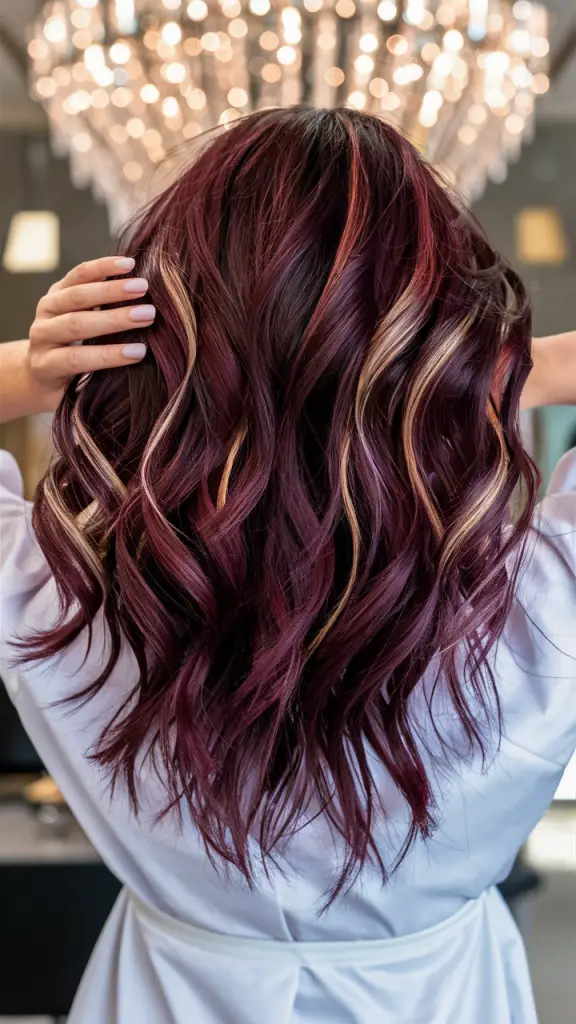 Discover the Best Wine Hair Colors: Cherry Red, Burgundy Highlights ...