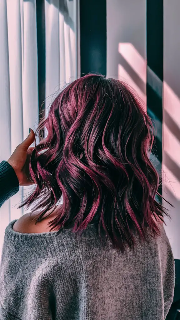 Discover the Best Wine Hair Colors: Cherry Red, Burgundy Highlights ...