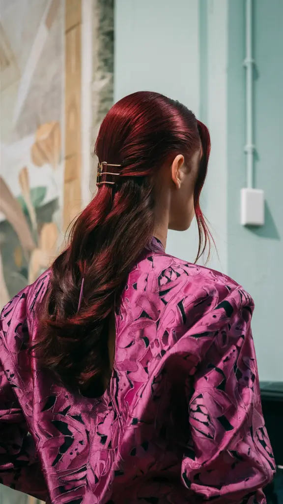 25 Stunning Dark Red Hair Color Ideas for Every Hair Pattern and Length ...