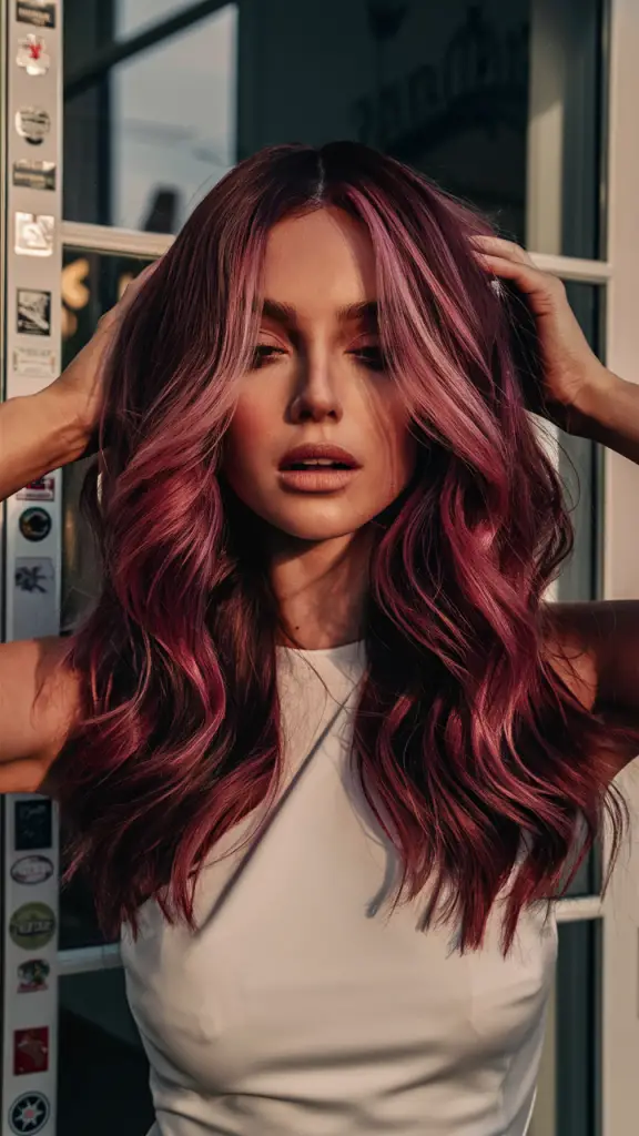 Discover the Best Wine Hair Colors: Cherry Red, Burgundy Highlights ...