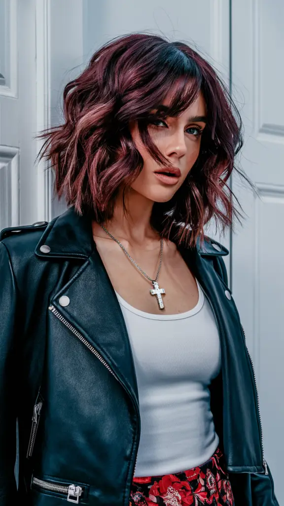 Dark Cherry Cola Hair Colors: Balayage, Highlights, Money Pieces, and ...