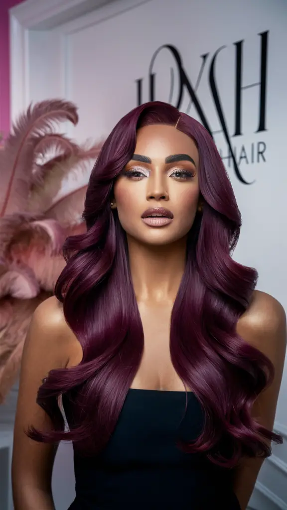 Discover the Best Wine Hair Colors: Cherry Red, Burgundy Highlights ...