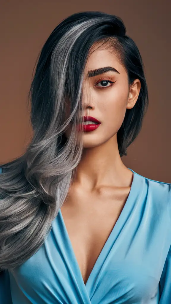 Trendy Blue Hairstyles for 2024: Sleek Bobs, Glamorous Waves, and ...