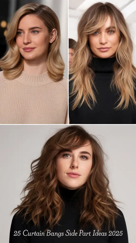 Curtain Bangs & Layered Haircuts 2025: Medium, Long, & Short Hairstyles ...