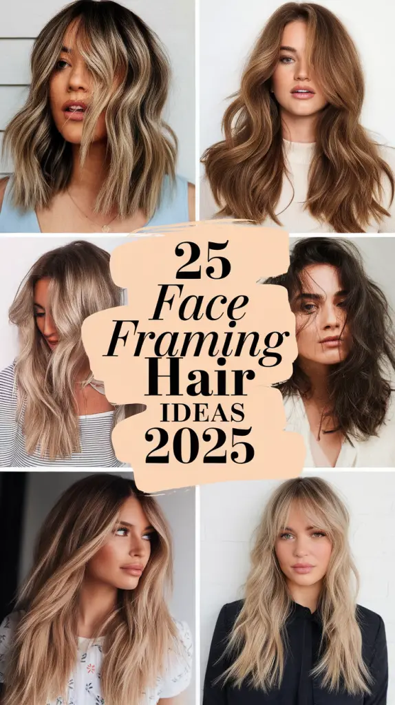 25 Face Framing Hair Ideas 2025: Layers, Bangs, and Trendy Haircuts for ...
