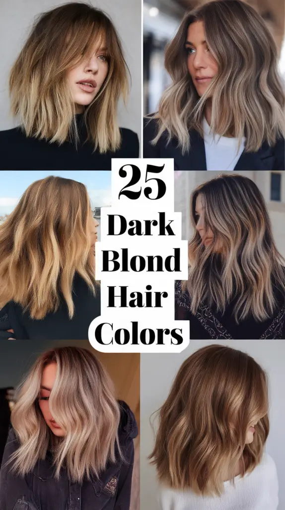 Dark Blond Hair Colors: Cool Shades, Caramel Honey Ideas, and ...