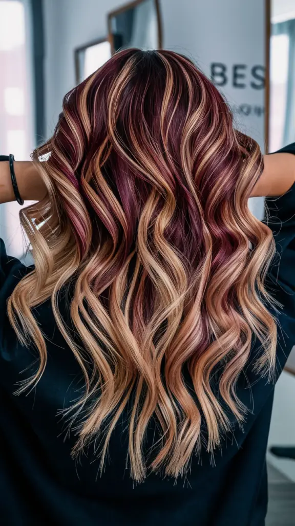 Discover the Best Wine Hair Colors: Cherry Red, Burgundy Highlights ...