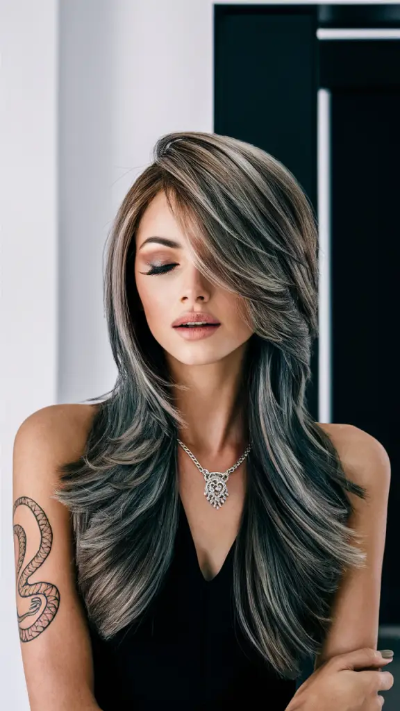 Best Front Layered Haircuts for Round Faces 2025: Shoulder-Length ...