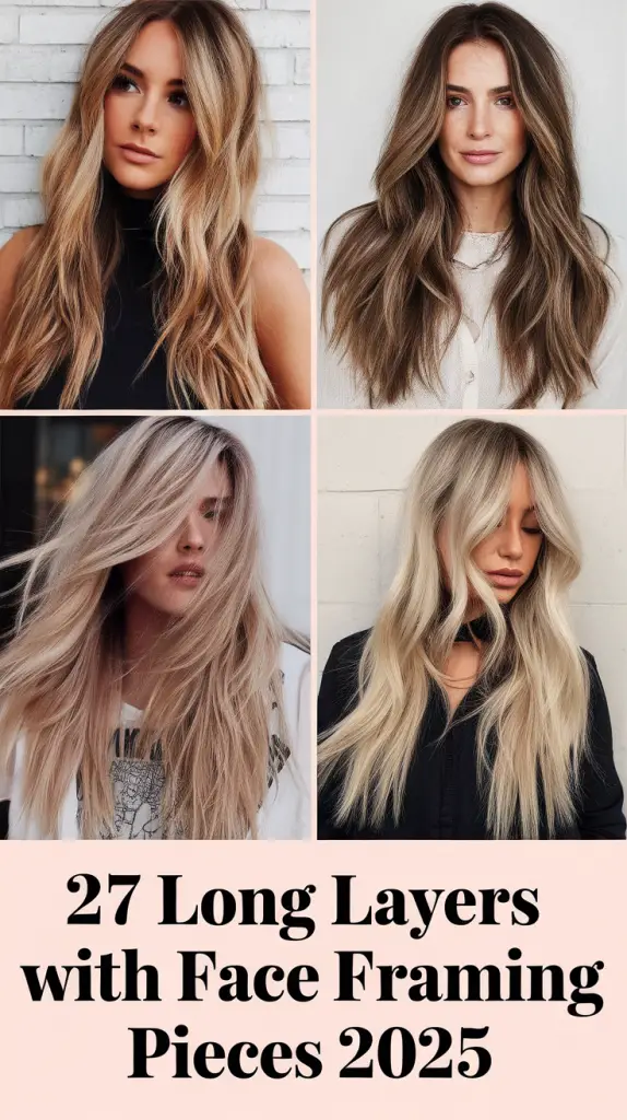 Top Long Layers with Face Framing Pieces Ideas 2025: Wavy, Straight ...