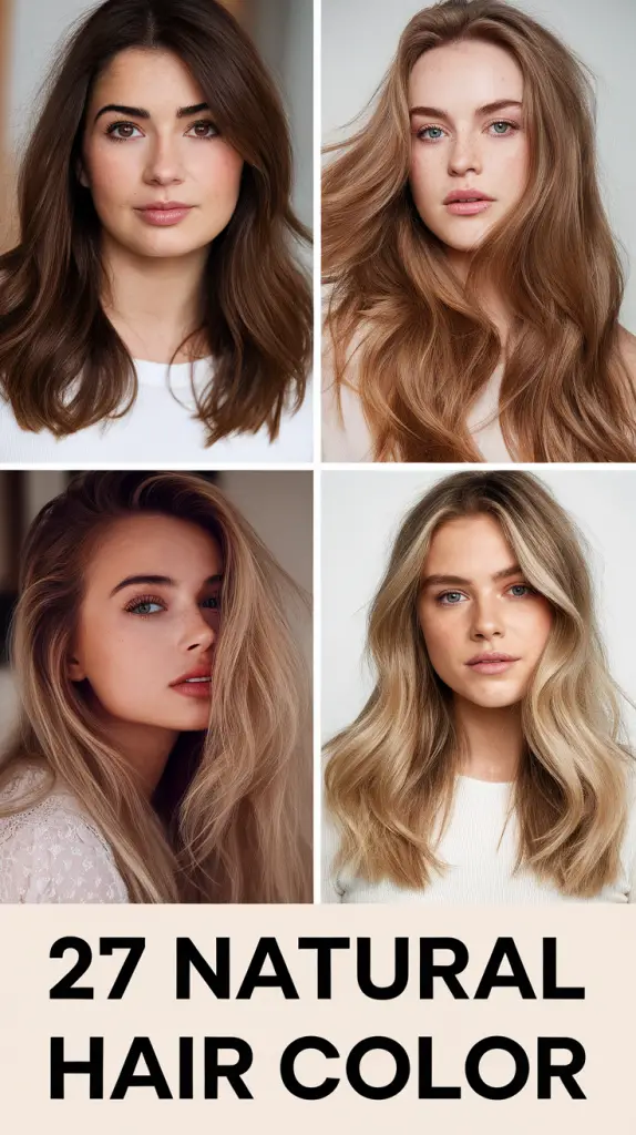 Natural Hair Color Ideas for Every Season: Inspiration for Brunettes ...