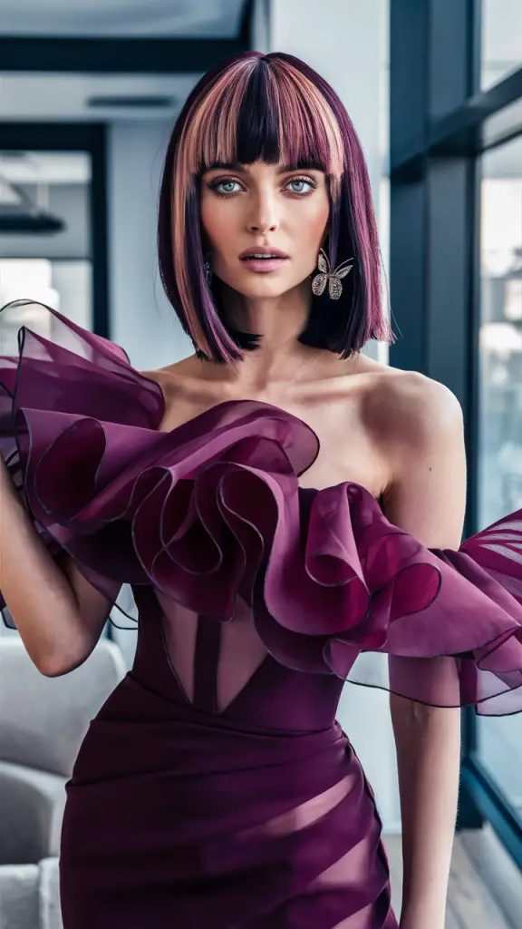Discover the Best Wine Hair Colors: Cherry Red, Burgundy Highlights ...