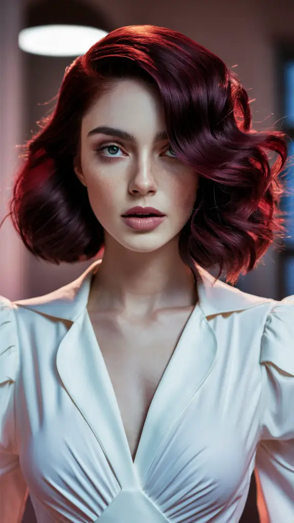 25 Stunning Dark Red Hair Color Ideas for Every Hair Pattern and Length ...