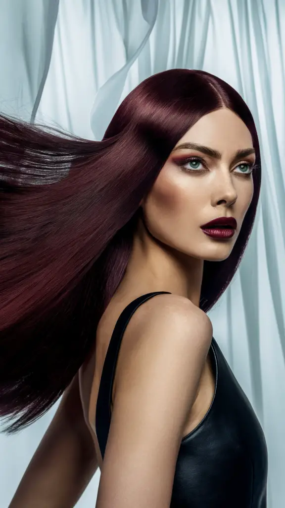 Dark Cherry Cola Hair Colors: Balayage, Highlights, Money Pieces, and ...