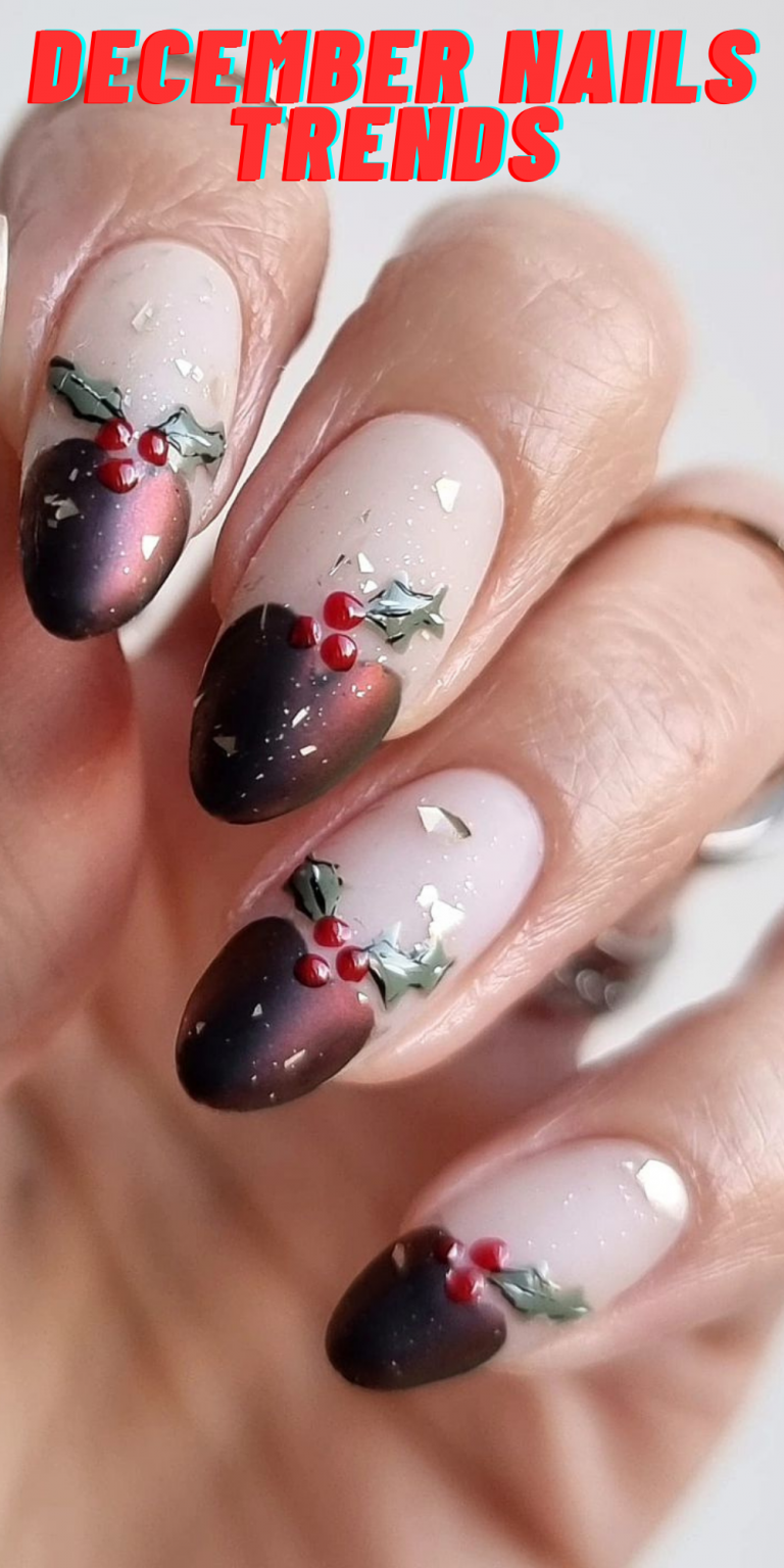 December Nail Trends: Festive Christmas Designs and Elegant Winter ...