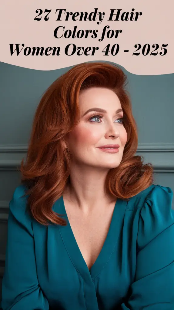 27 Trendy Hair Colors for Women Over 40 – 2025 Ideas for Older Women ...