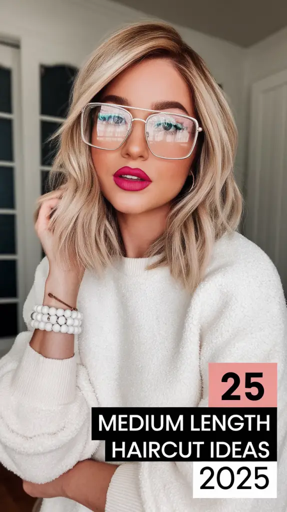 Top Medium Length Haircut Ideas 2025 for Women: Styles for Round Faces ...