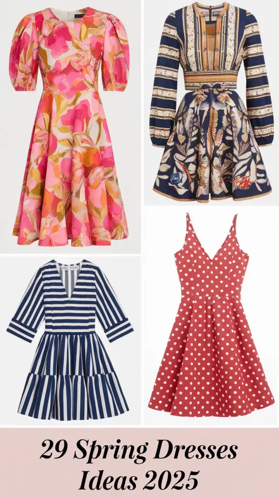 Spring Dresses Ideas 2025: Cute Casual Outfits for Women, Teens, Kids ...