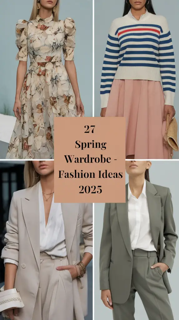 Spring Wardrobe Fashion Ideas 2025 - Essentials, Capsule Basics, and ...