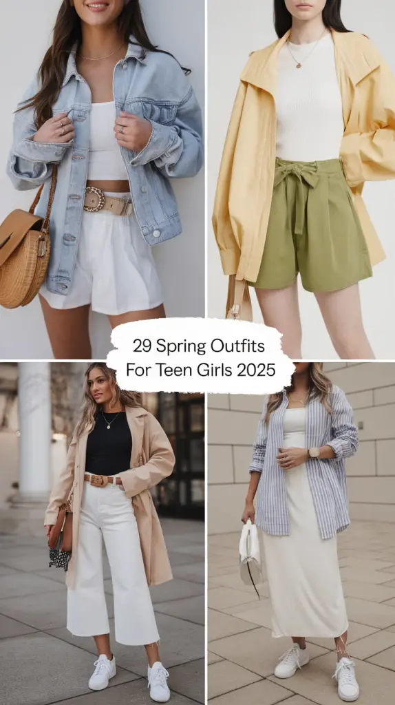27 Trendy Spring Outfits for Teen Girls 2025: Cute, Casual, Preppy, and ...