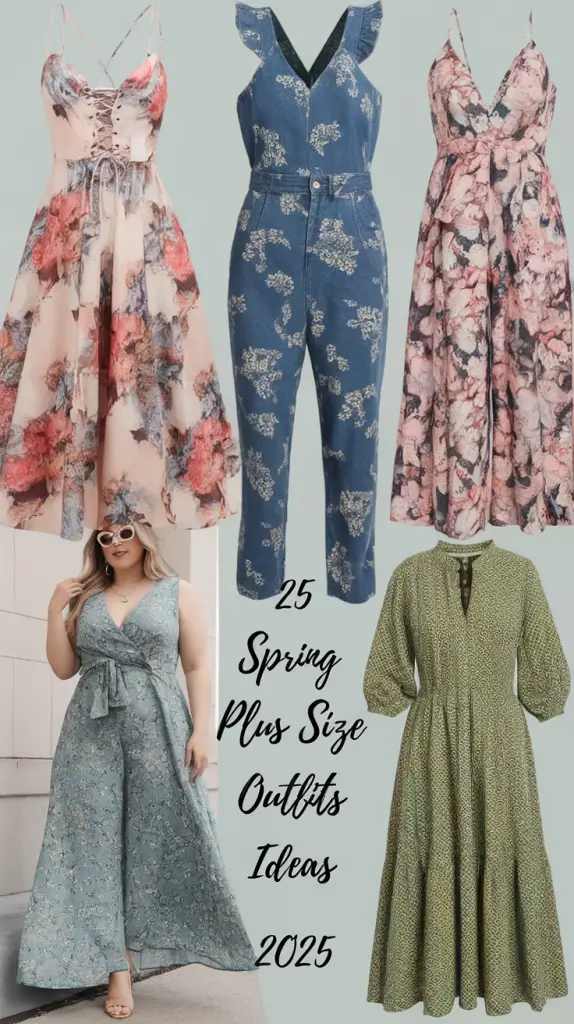 Spring Plus Size Outfits Ideas 2025 for Women: Trendy Everyday Looks ...