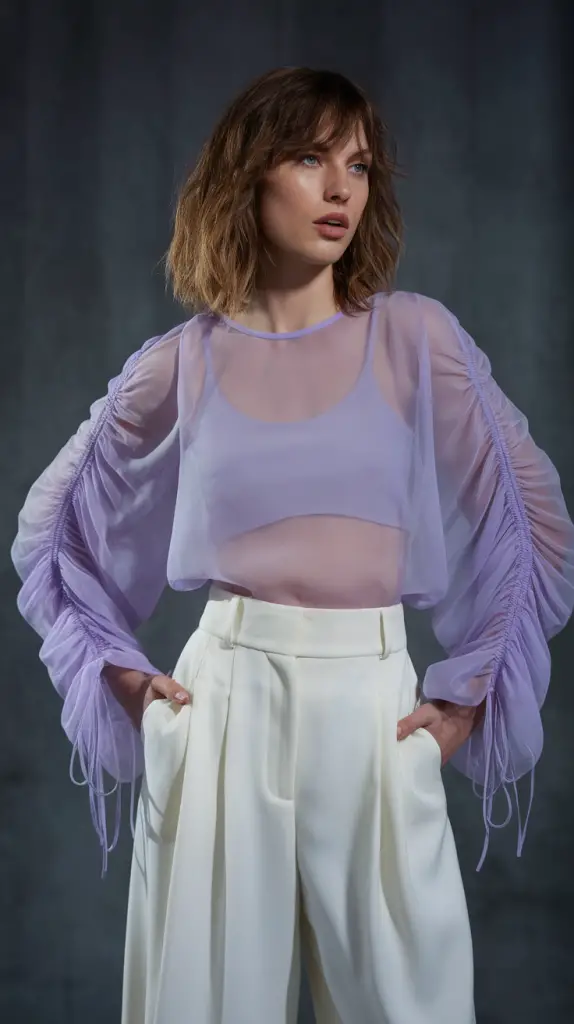 Spring Blouses Outfits 2025 - Cute Floral, Crochet, and Casual Designs ...