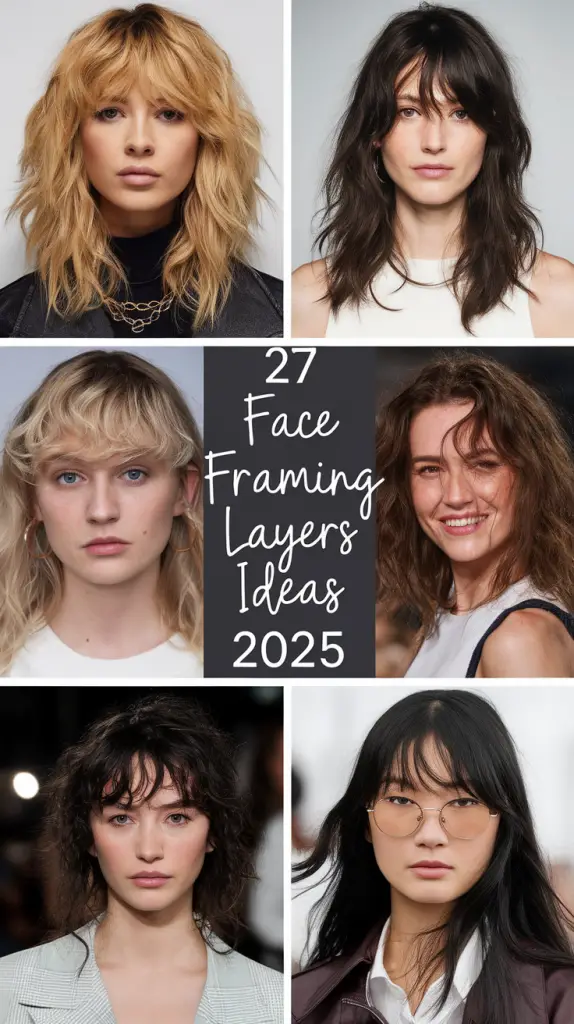 Best Face Framing Layers Ideas 2025 for Long, Medium, and Shoulder ...