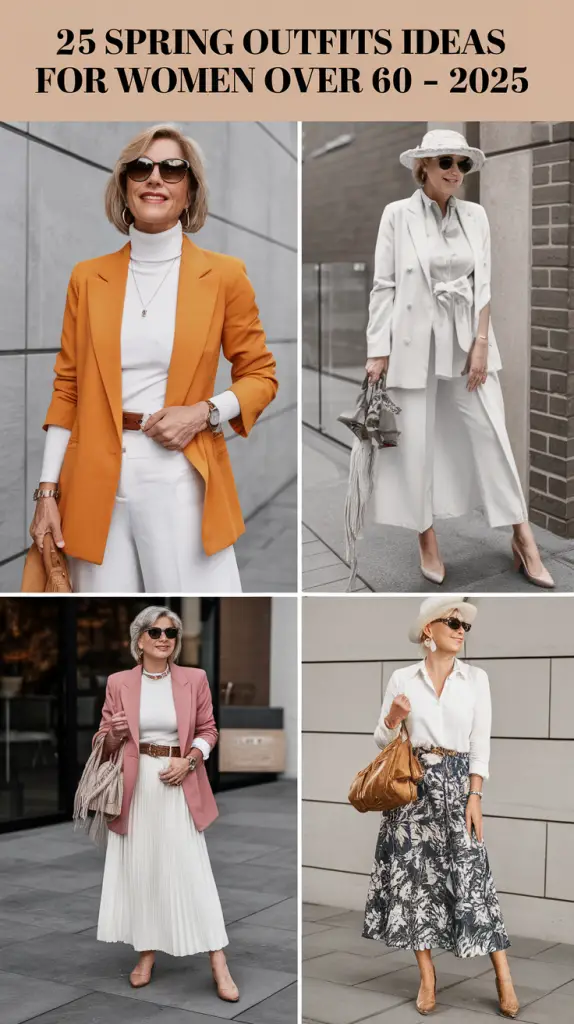 25 Spring Outfit Ideas for Women Over 60 in 2025 – Chic, Casual, and ...