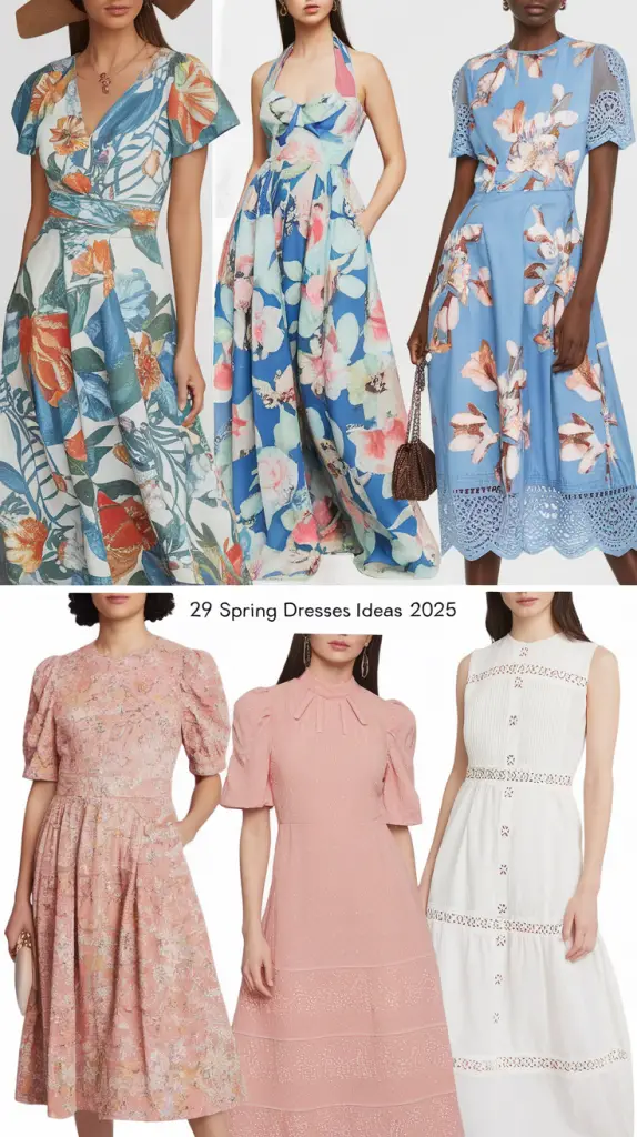 Spring Dresses Ideas 2025: Cute Casual Outfits for Women, Teens, Kids ...