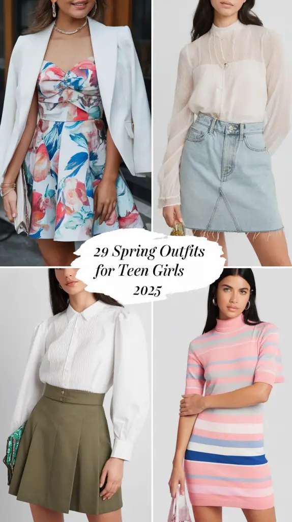 27 Trendy Spring Outfits for Teen Girls 2025: Cute, Casual, Preppy, and ...